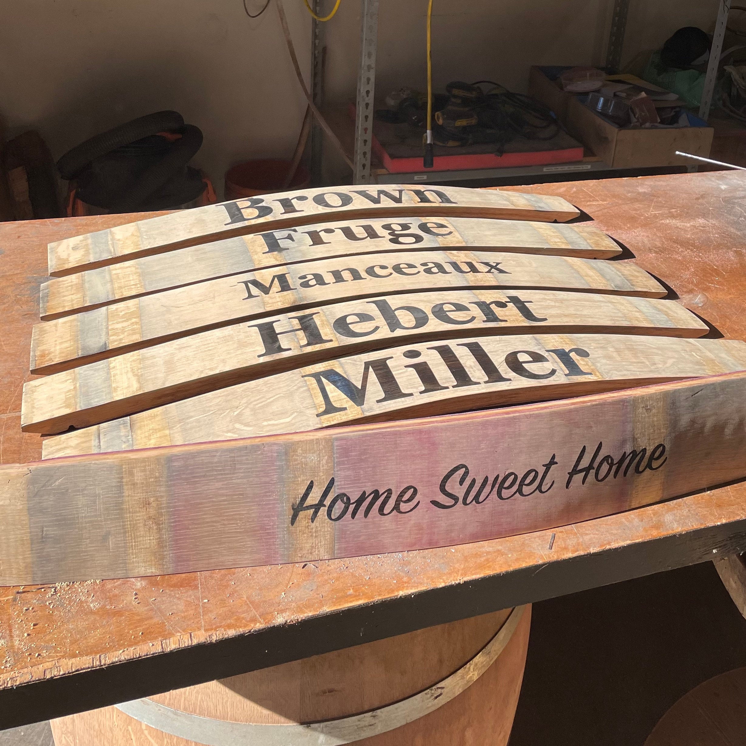 Custom Laser Engraved Stave | Barrel Dreams Inc.