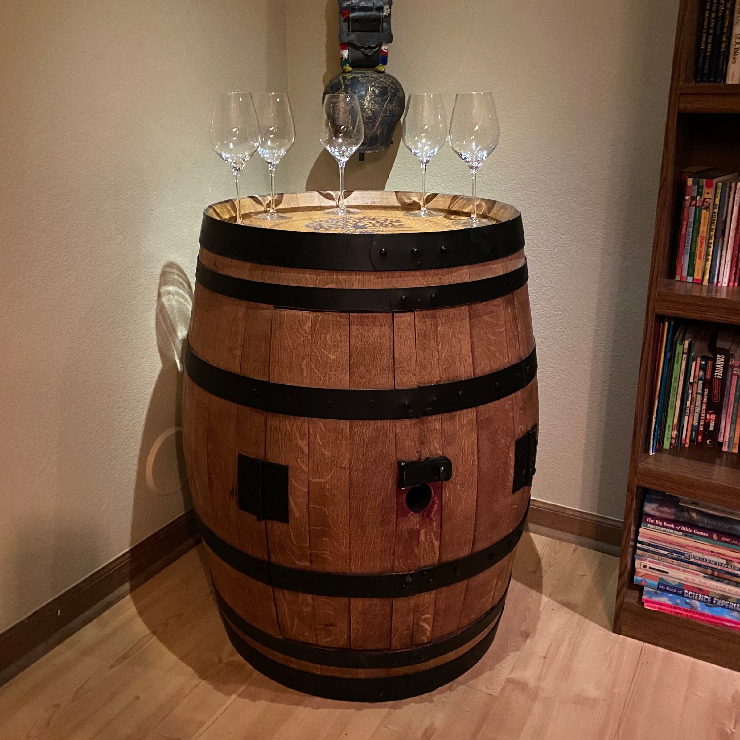 Full Wine Barrel Rack | Barrel Dreams Inc.