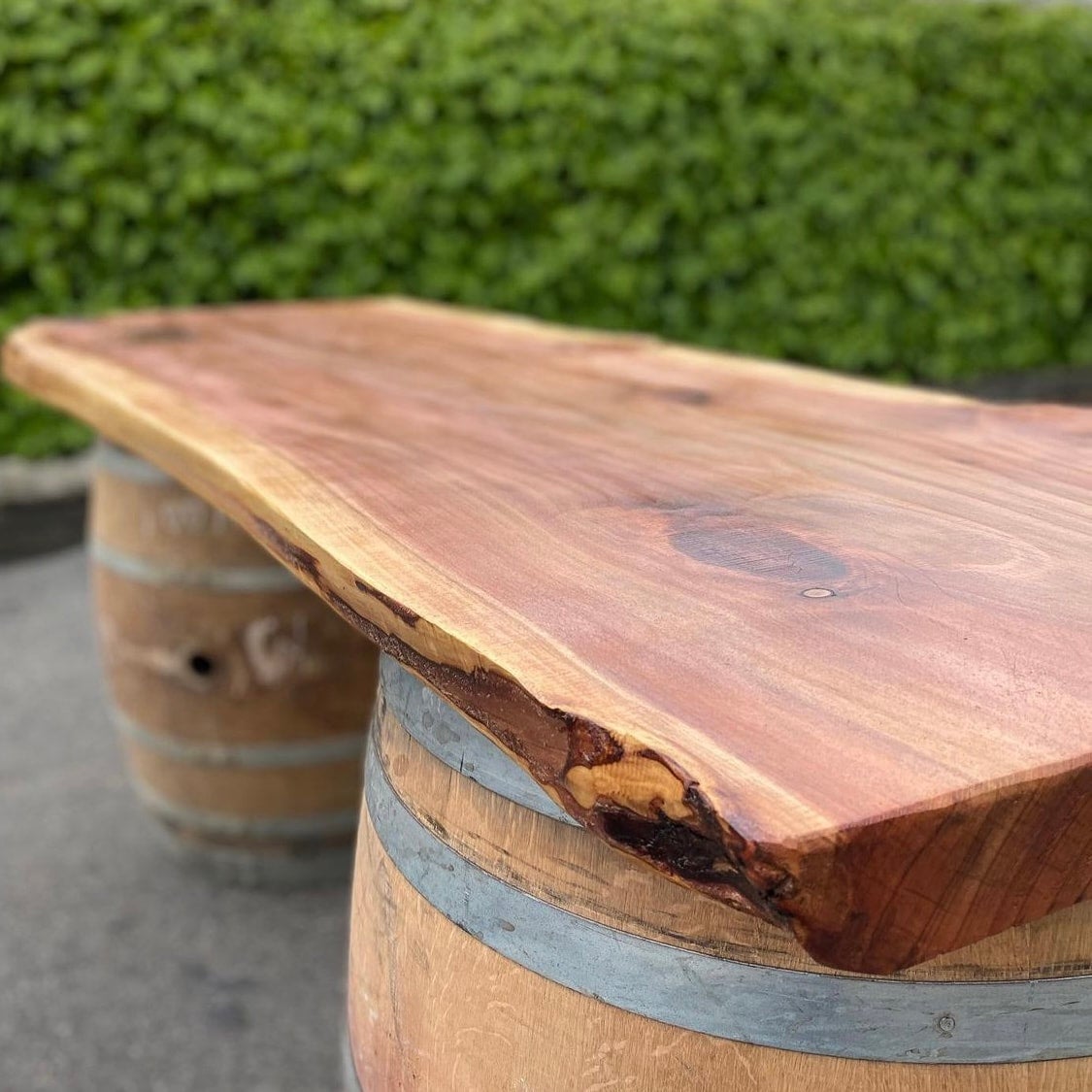 Redwood Slab with Live Edge | Barrel Dreams Inc.