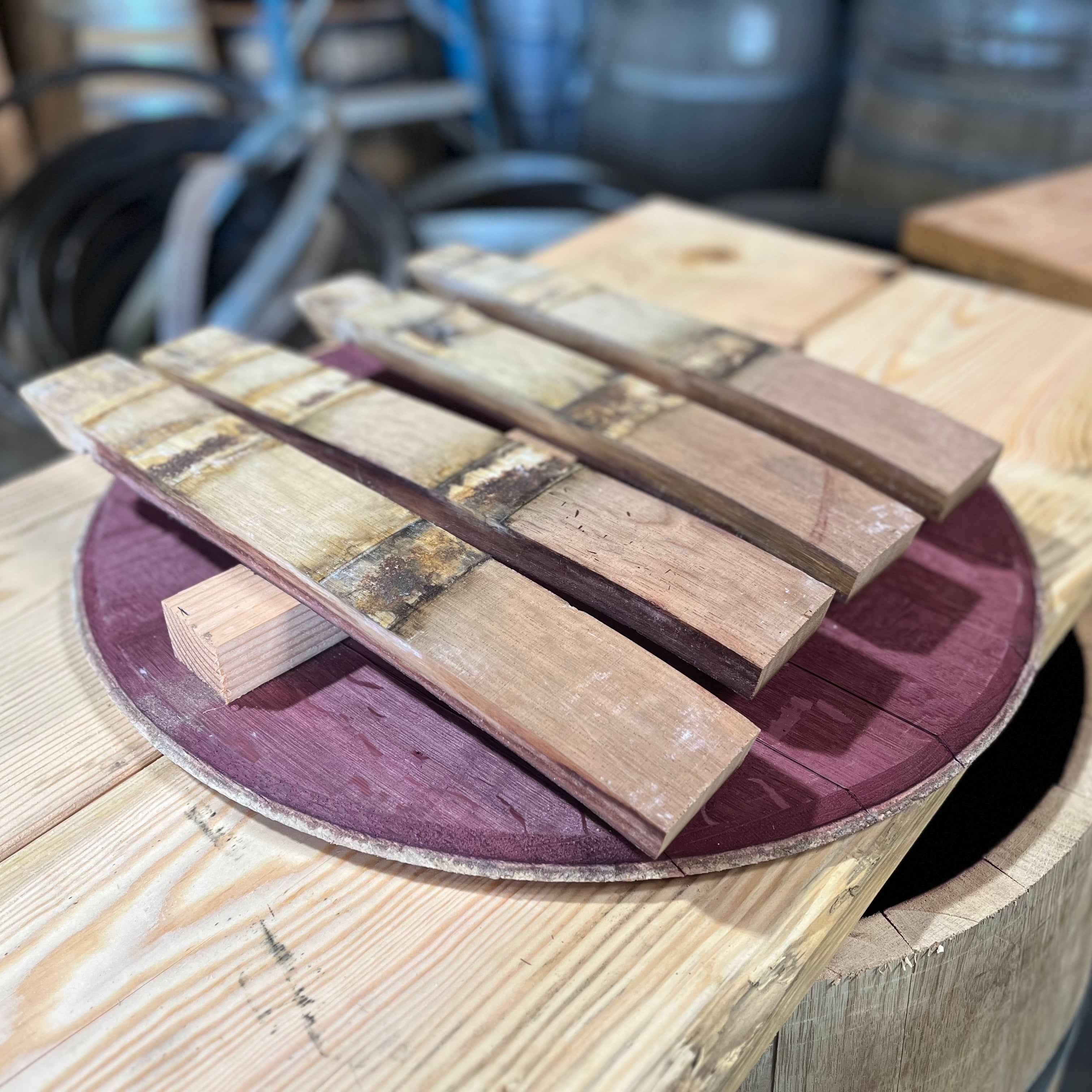 Wine Barrel Side Table Kit | Barrel Dreams Inc.