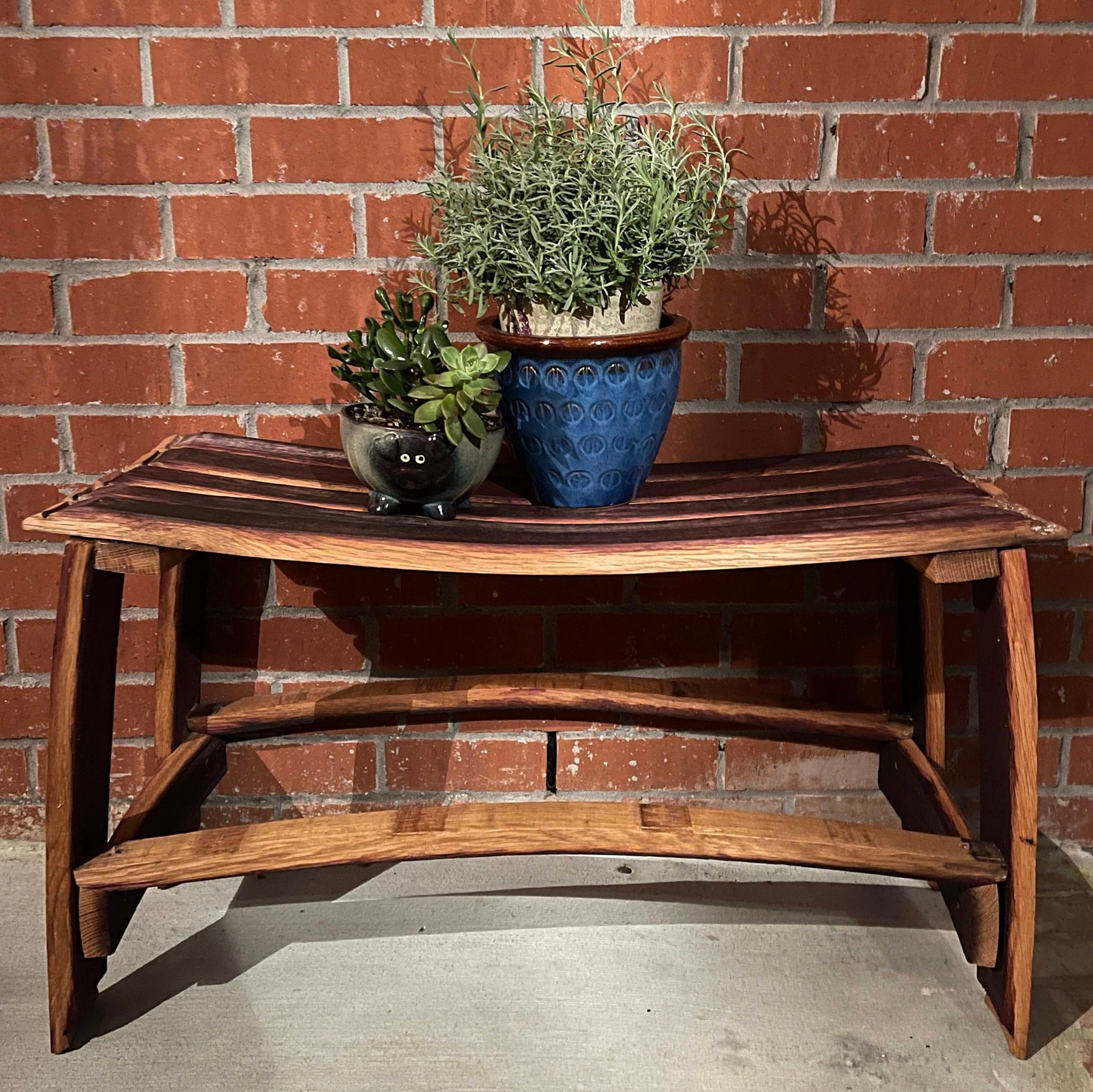 Wine Barrel Cuddle Bench | Barrel Dreams Inc.