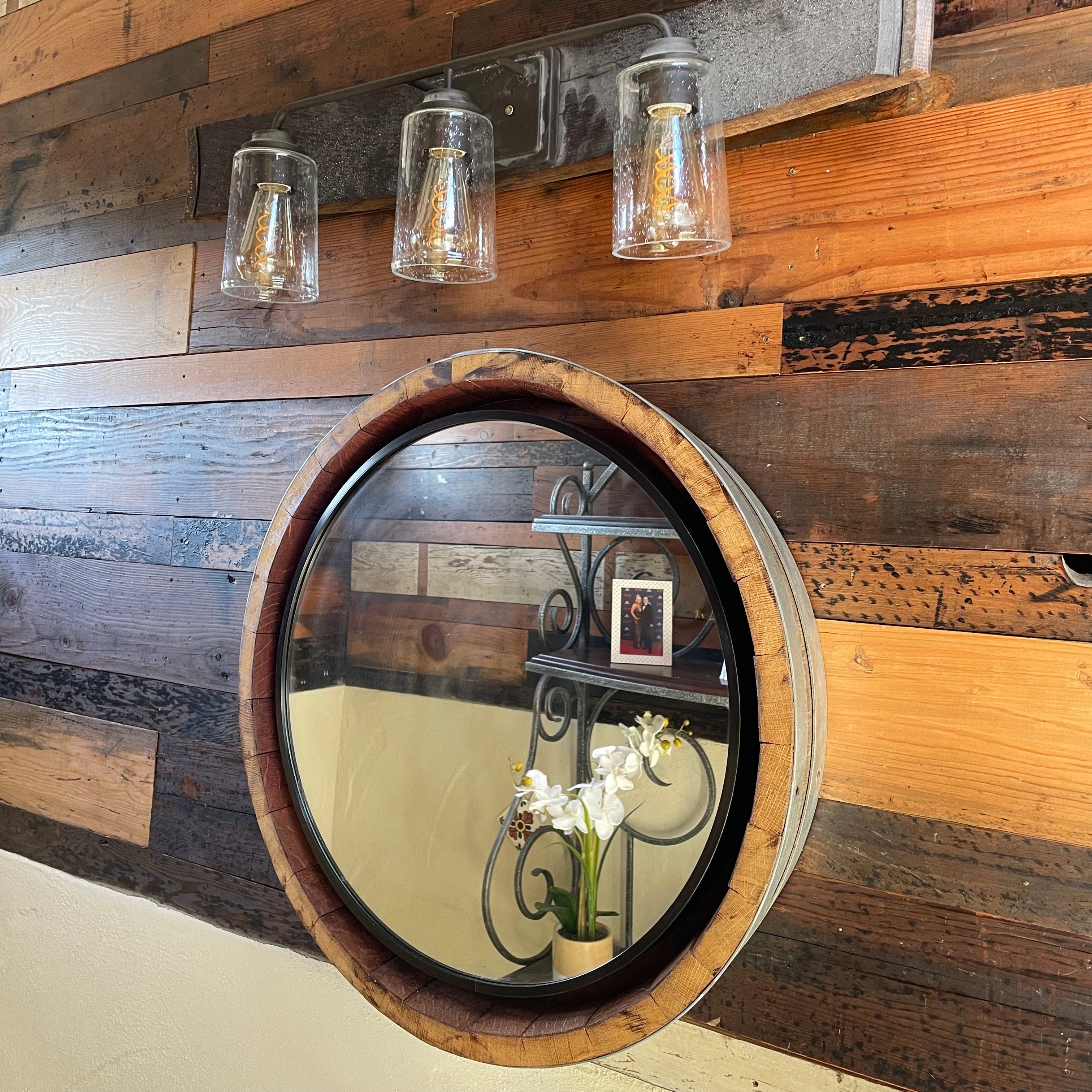Wine Barrel Mirror | Barrel Dreams Inc.