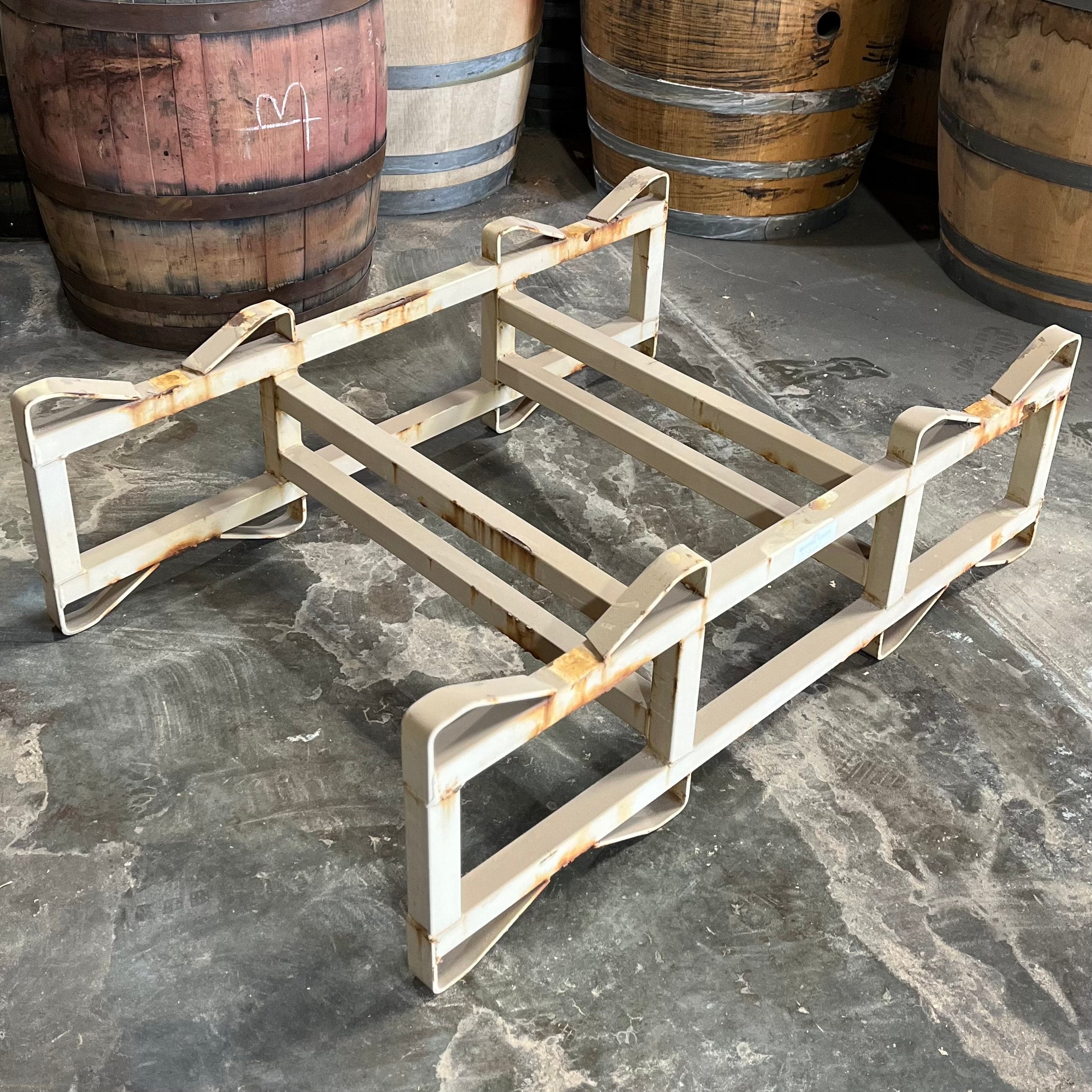 Used Wine Barrel Metal Rack | Barrel Dreams Inc.