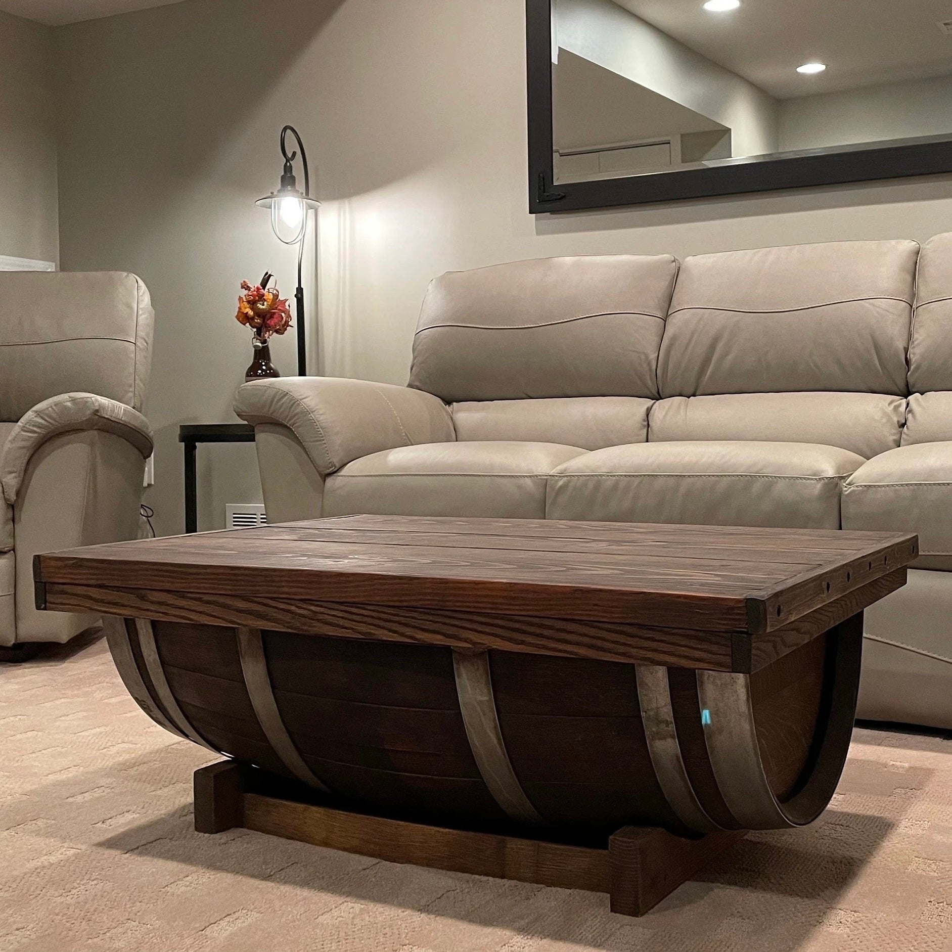 Wine Barrel Coffee Table | Barrel Dreams Inc.