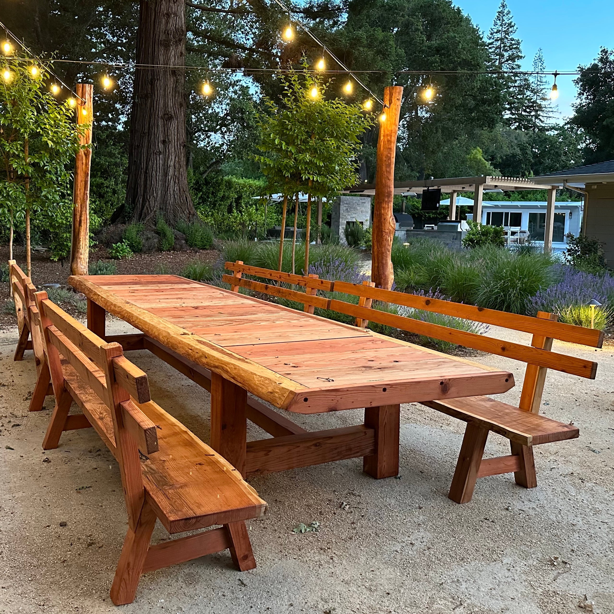 Farm Table Set | Barrel Dreams Inc.