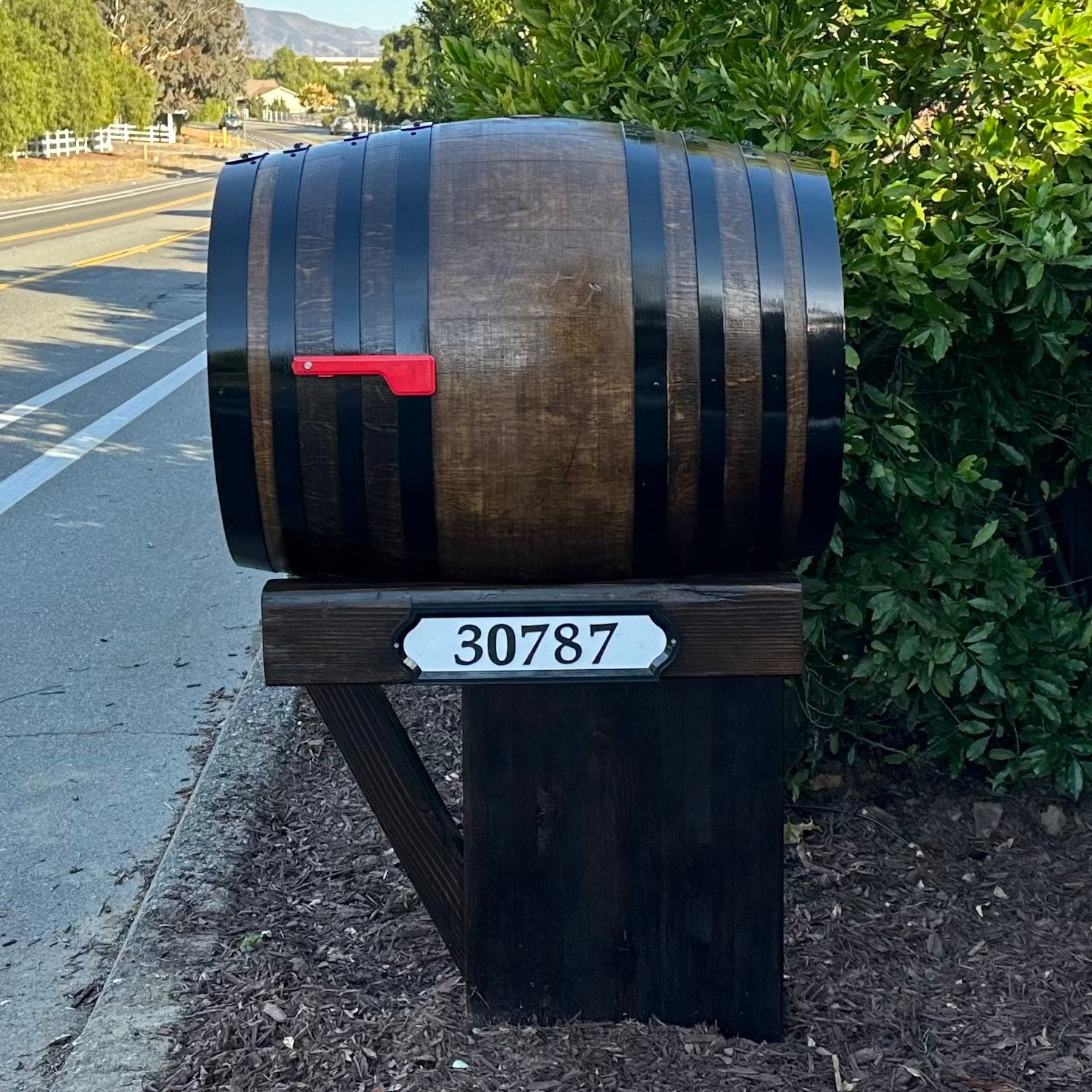 Wine Barrel Mailbox | Barrel Dreams Inc.