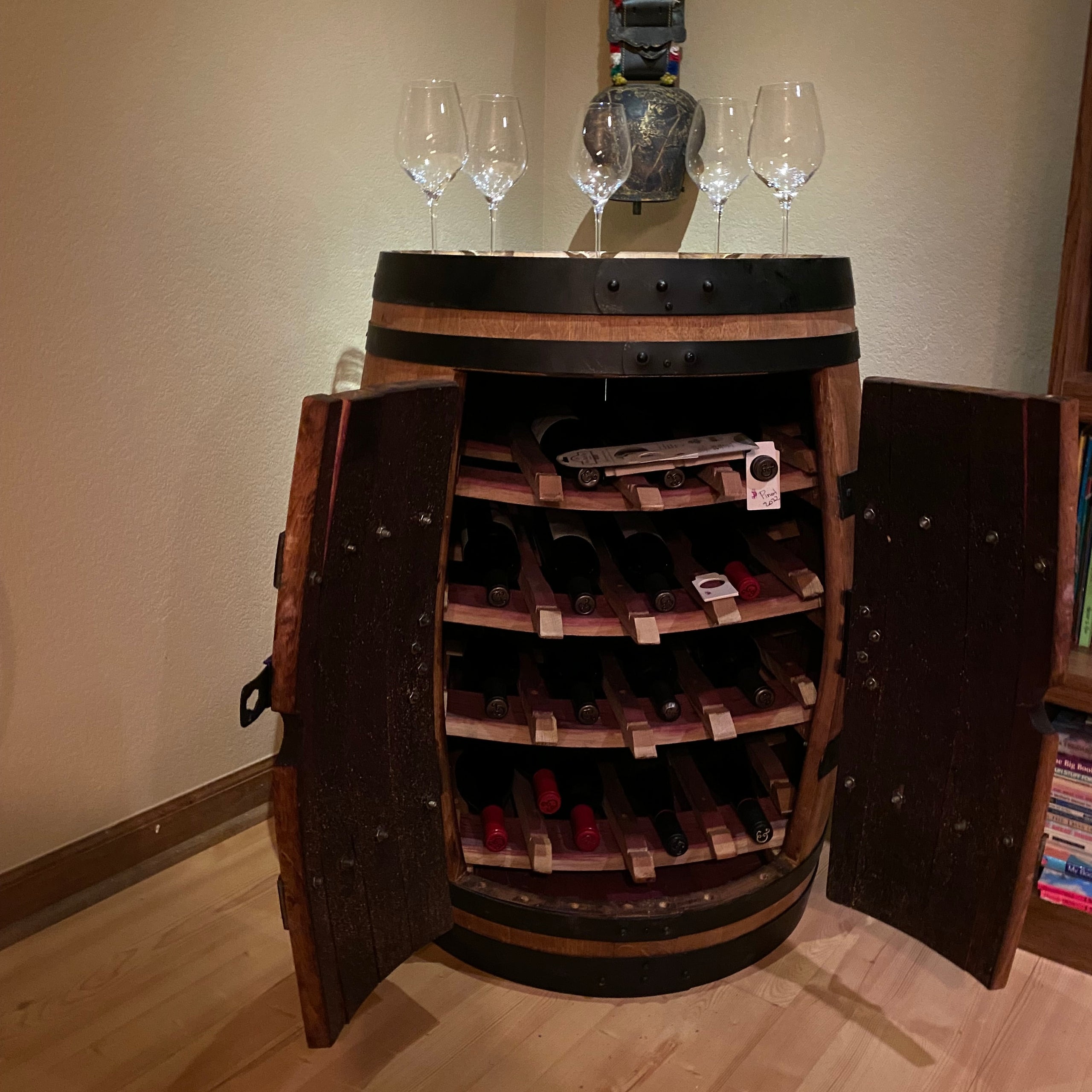 Full Wine Barrel Rack | Barrel Dreams Inc.