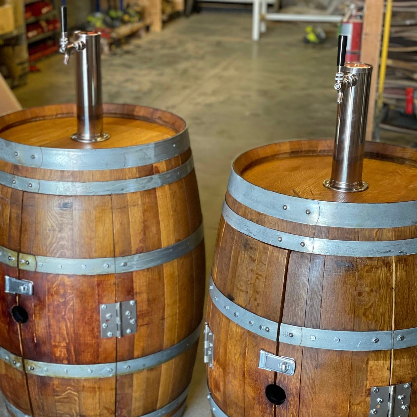 Wine Barrel Beer Tap & Kegerator Insert (CO2) | Barrel Dreams Inc.