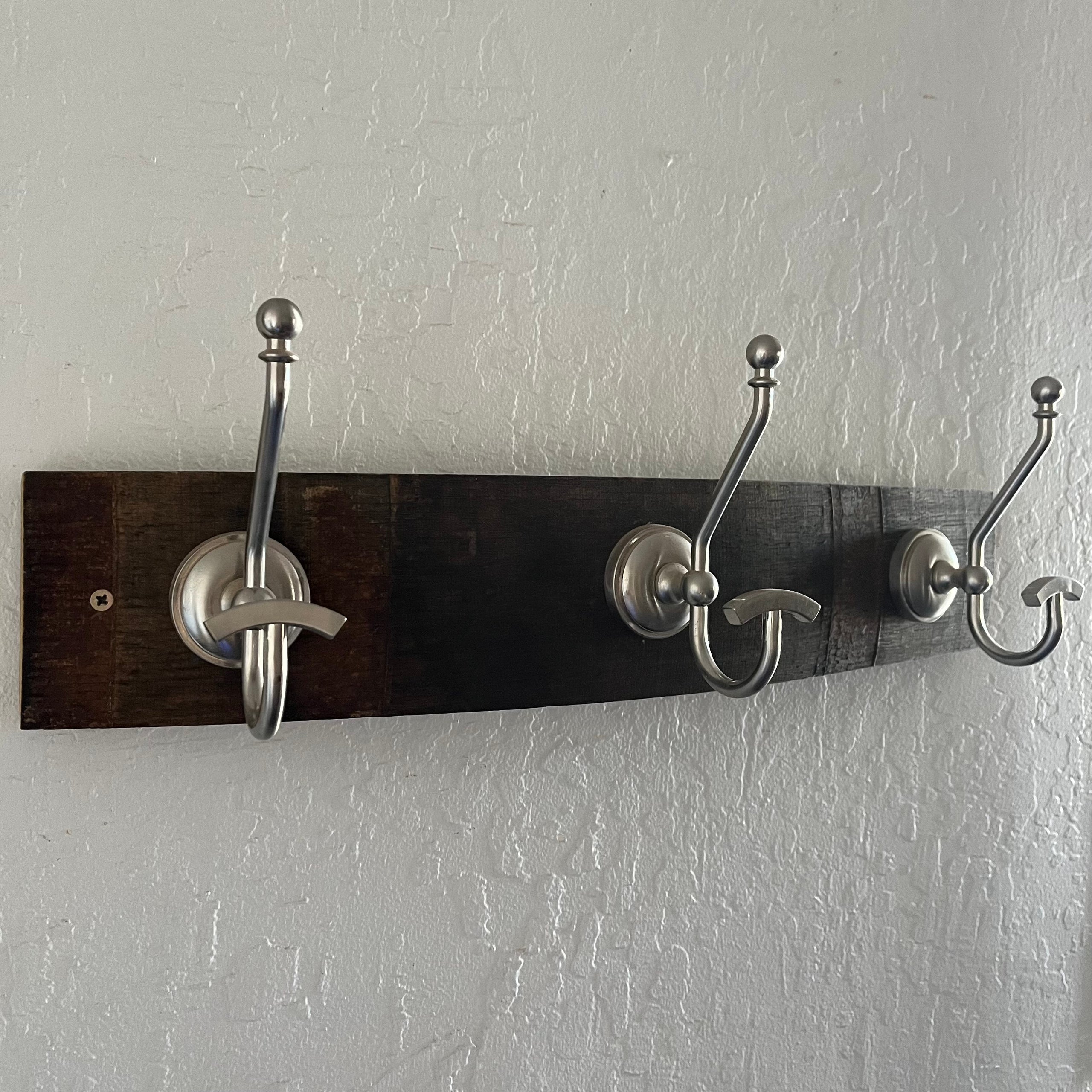 Wine Barrel Stave Coat Rack | Barrel Dreams Inc.