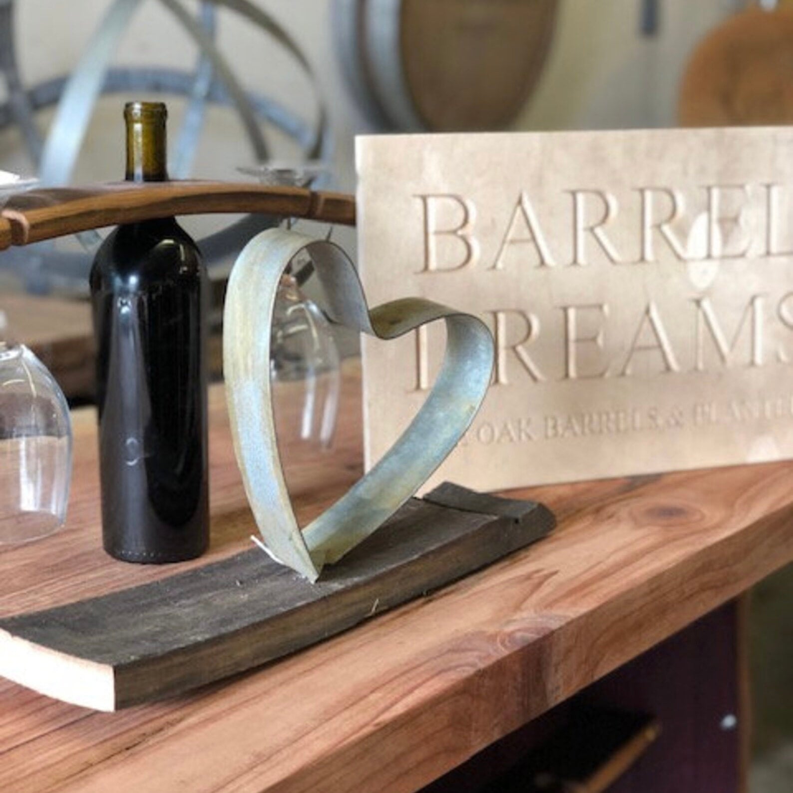 Reclaimed Mini Heart Stave | Barrel Dreams Inc.