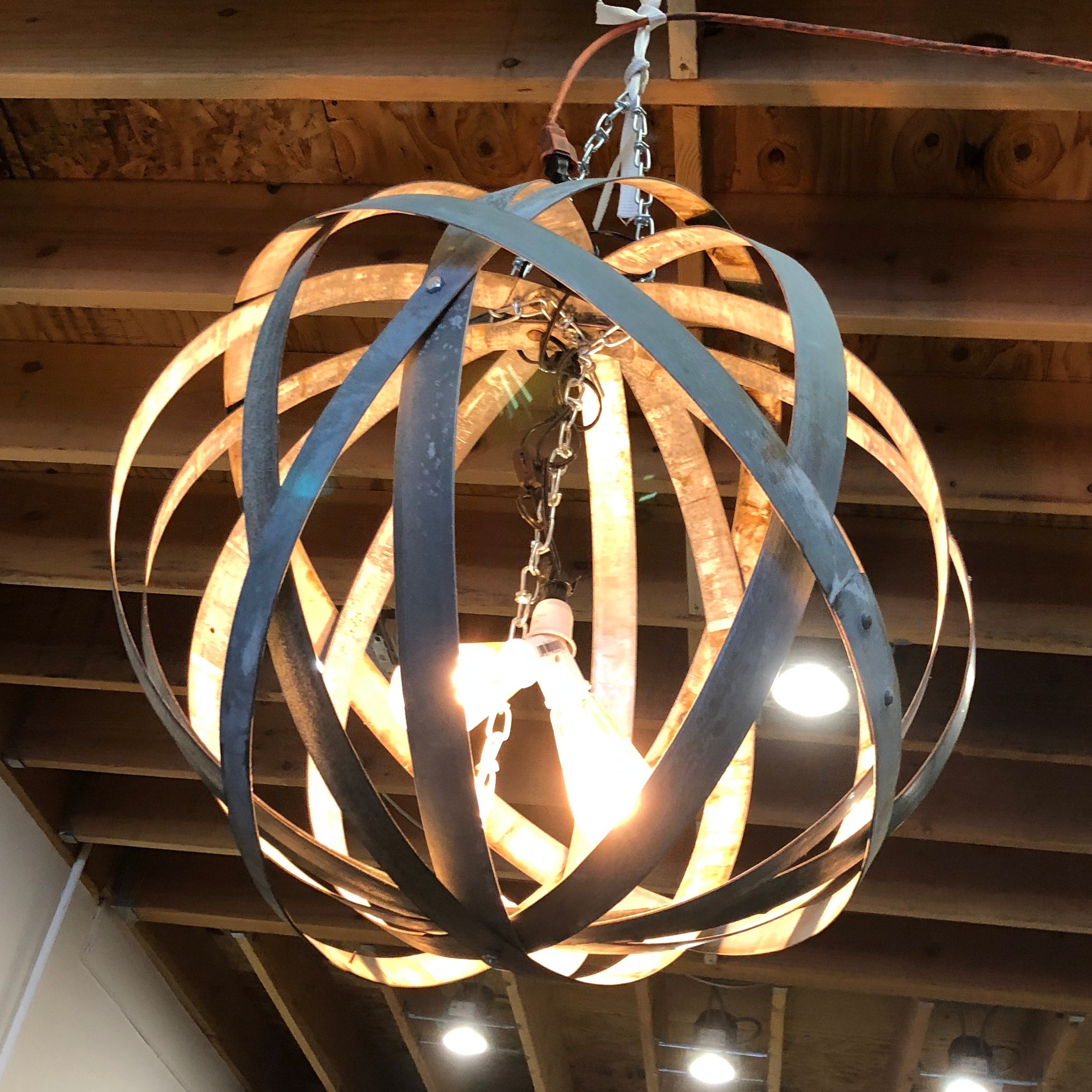 Hoop Sphere Light | Barrel Dreams Inc.